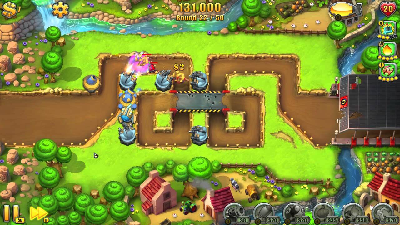 Fieldrunners 2 - Twist of Fate (Heroic) Walkthrough - YouTube