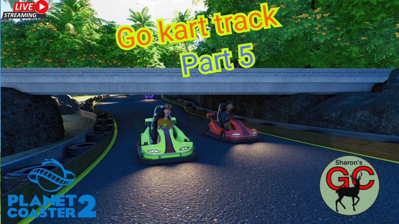 Making a new themepark (Go Karts!!!!! ) Part 5!!!!!!!! Planet Coaster 2 ...