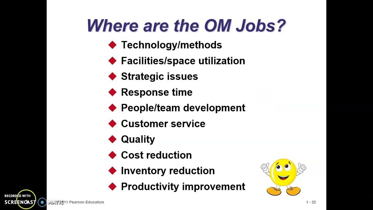 OPM530_ CHAPTER 1 INTRODUCTION TO OPERATIONS MANAGEMENT (Part 2) - YouTube