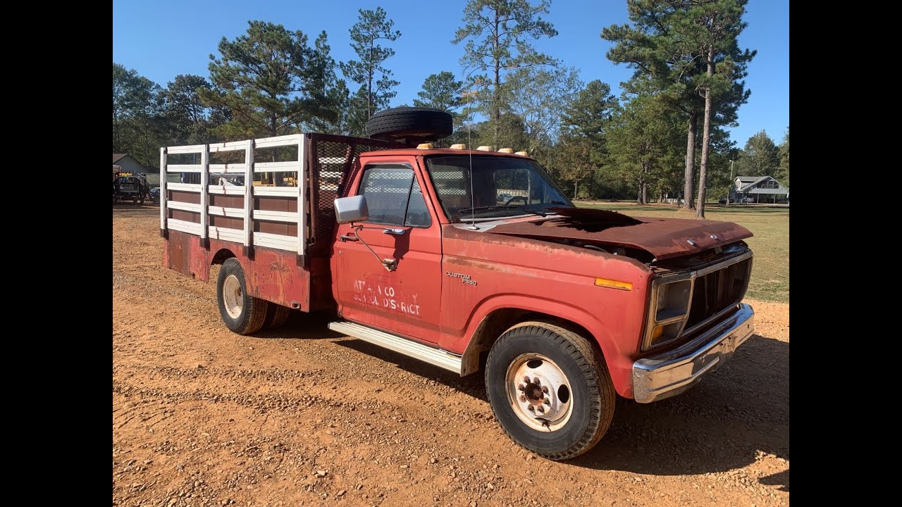 1981 Ford F350 Pickup Truck (81,040 Miles) - YouTube