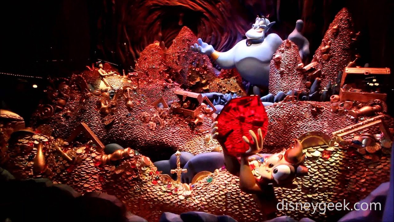 Disneyland: Main Street Enchanted Window - Aladdin - Full Sequence ...