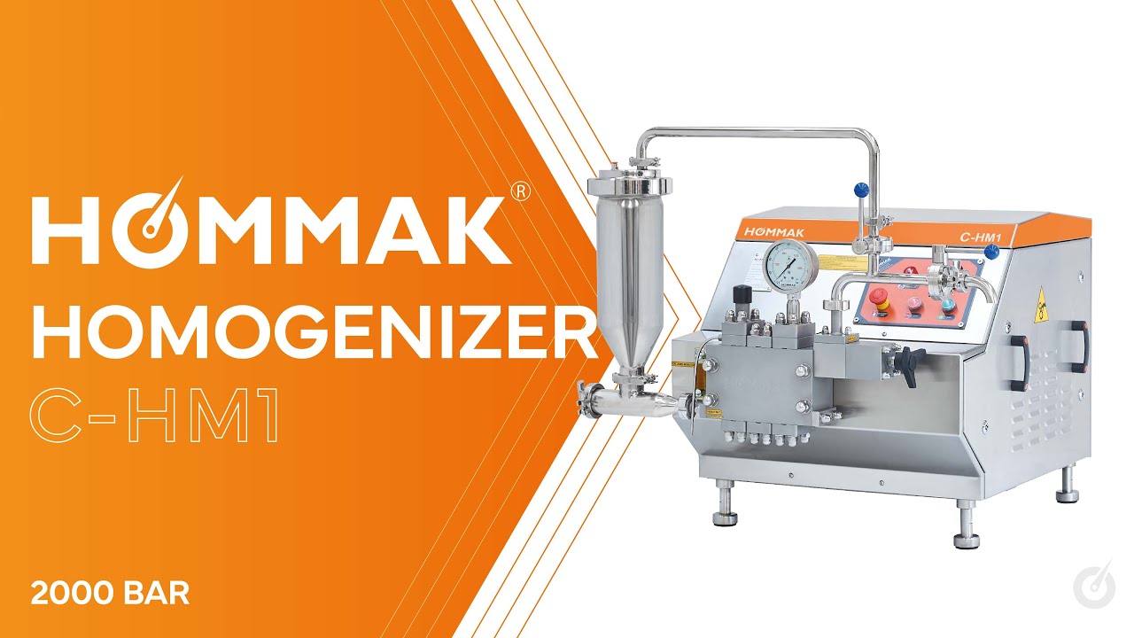 HOMMAK® | C-HM1 HP Homogenizer | 2000 Bar - YouTube