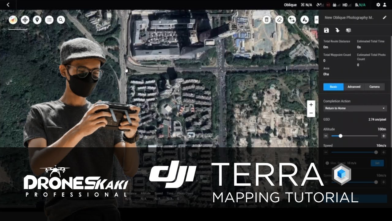 DJI Terra Mapping Tutorial | Droneskaki Professional - YouTube
