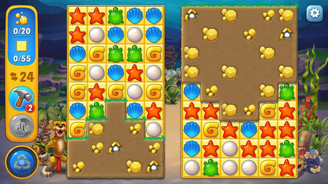 Fishdom level 9 Gameplay (iOS Android) - YouTube