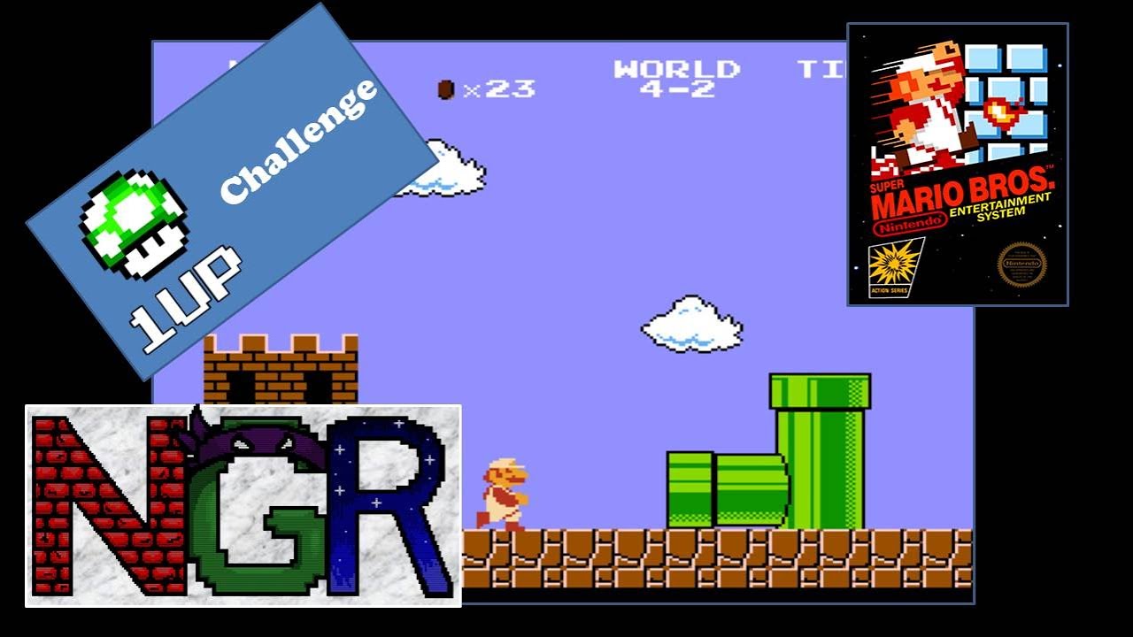 Super Mario Brothers 1 Life Play-Through Challenge - YouTube