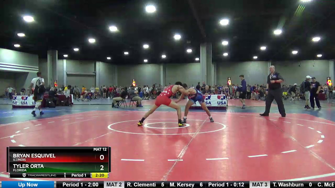 Junior Men 138 Bryan Esquivel Illinois Vs Tyler Orta Florida - YouTube