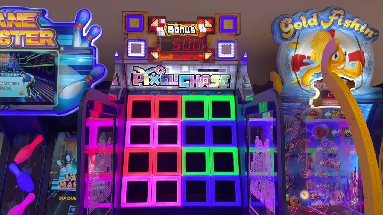 Pixel Chase Arcade Game at The Rush Funplex - YouTube