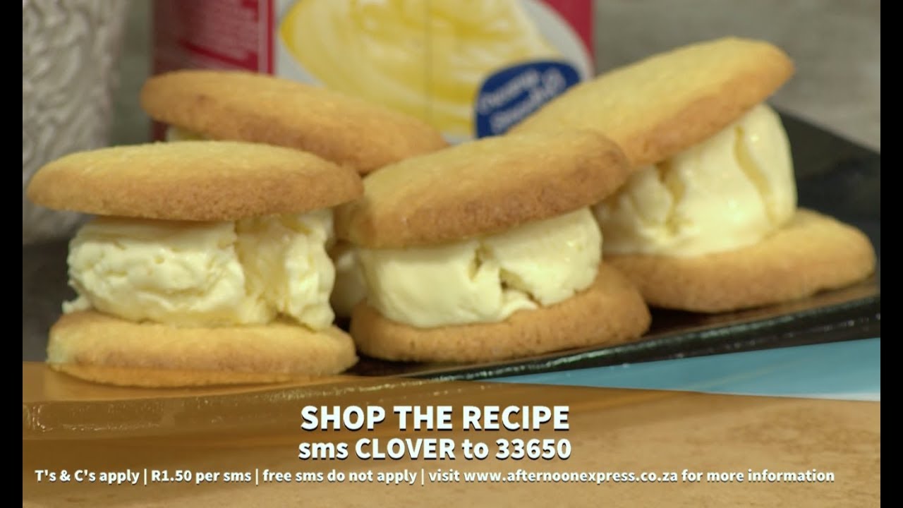 Clover Classic Custard ice cream sandwiches | Afternoon Express | 1 ...