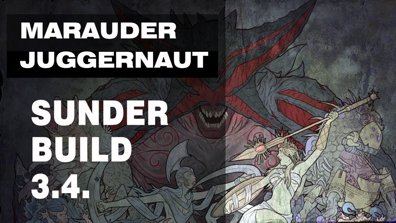 Path Of Exile 3,4 Juggernaut Maul Sunder, Maze of the Minotaur - YouTube