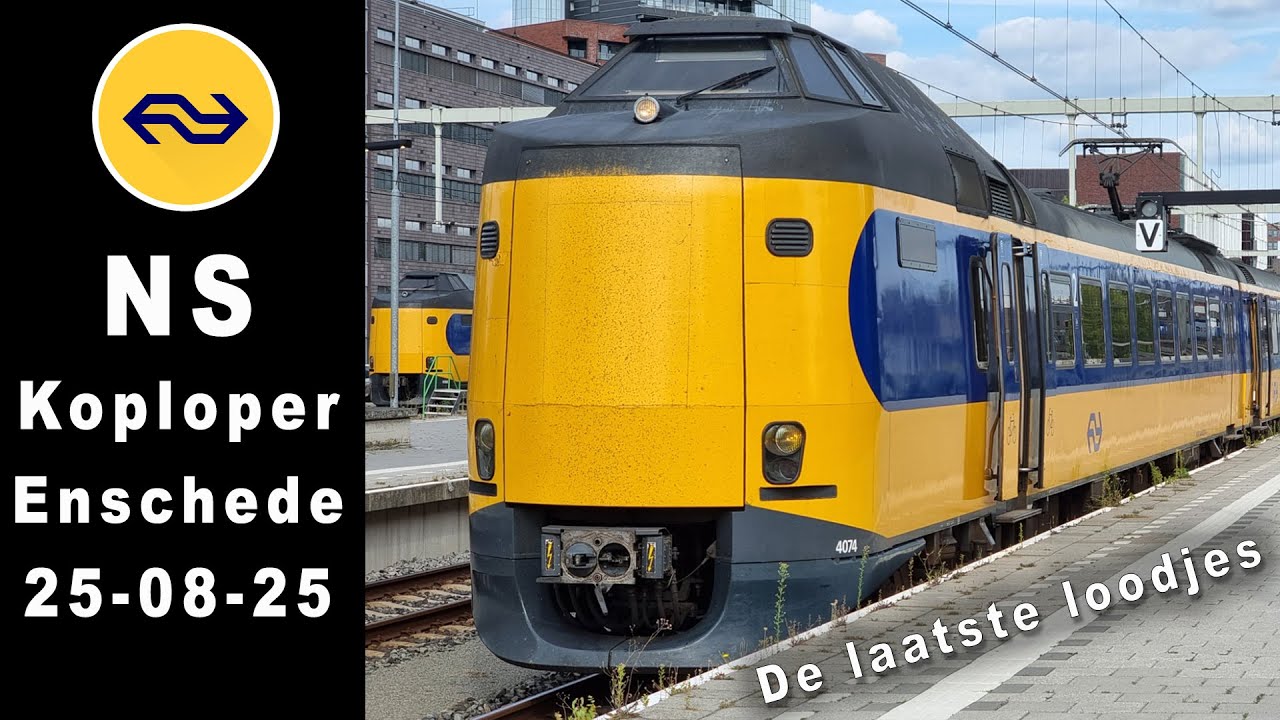 NS ICMm Koploper Enschede-Rotterdam de laatste loodjes. 25-08-2025 ...