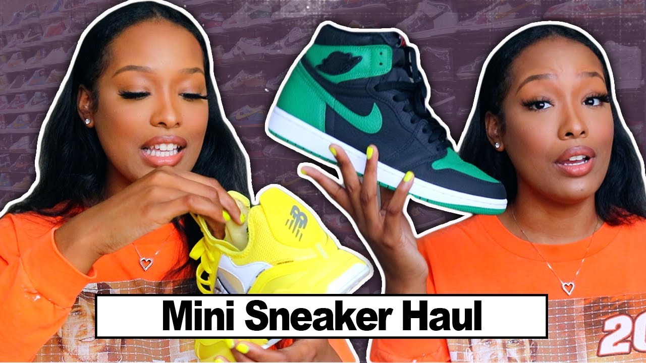 My mini sneaker haul | Fabulous Bre - YouTube