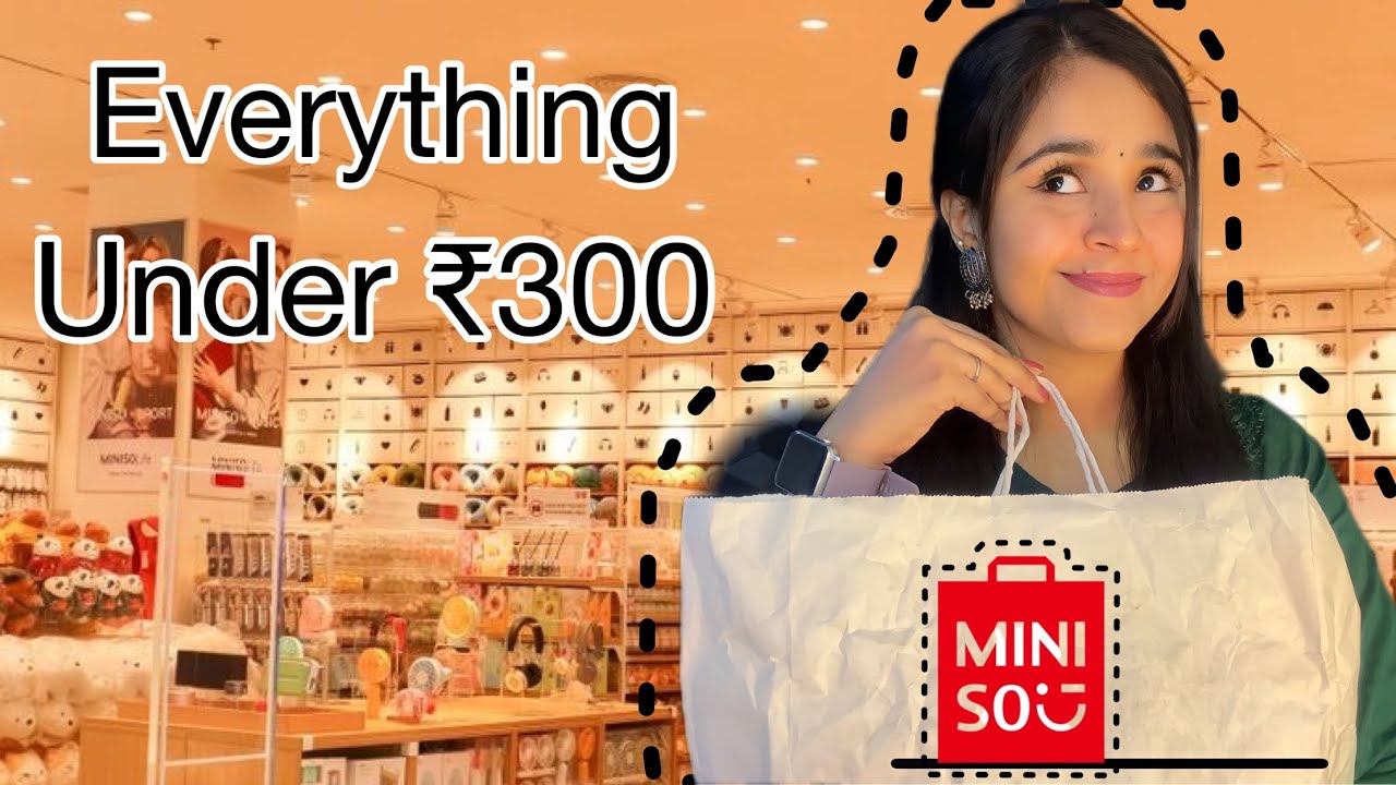 Miniso Haul | Everything under ₹300 | Accessories, Bottles & Makeup ...