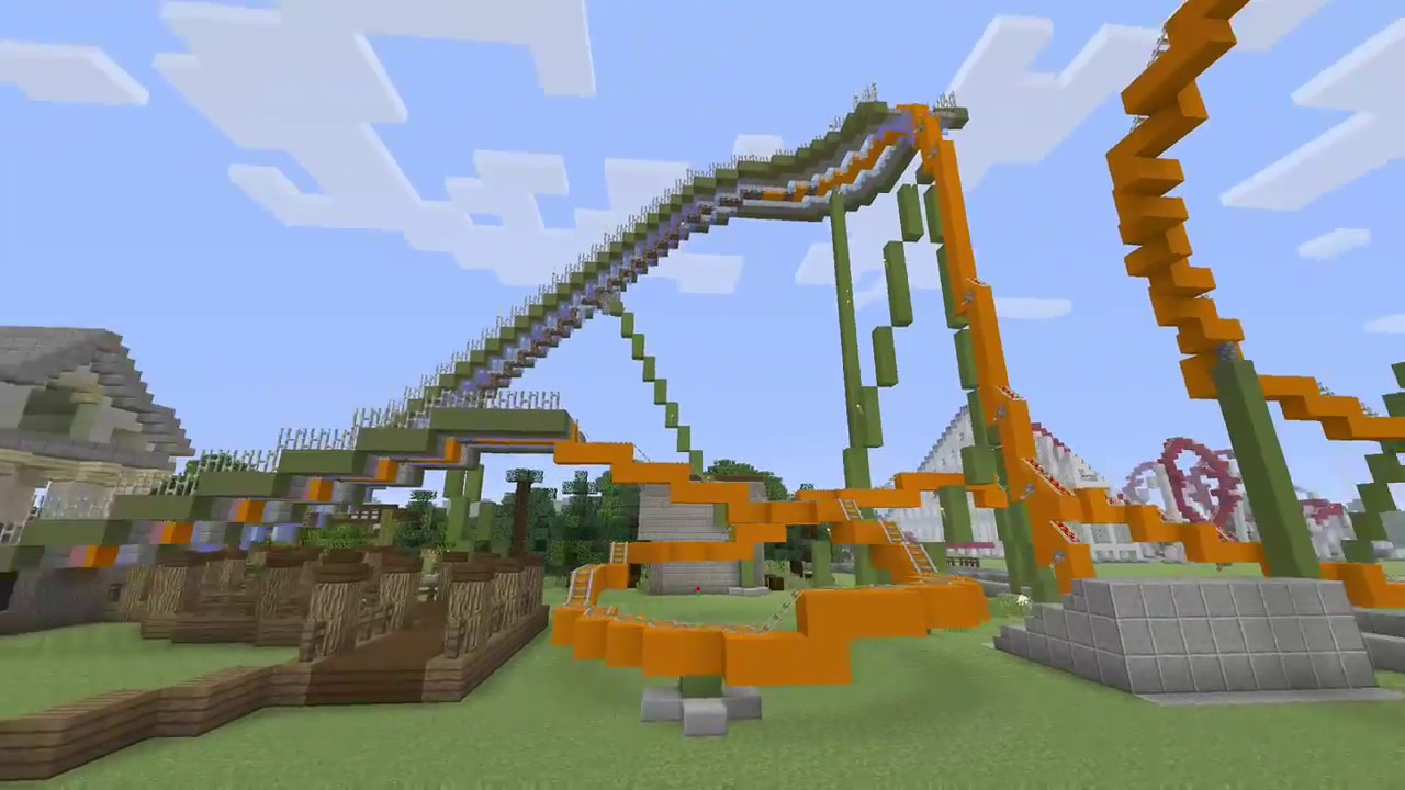 Yukon Striker pov A minecraft roller coaster - YouTube