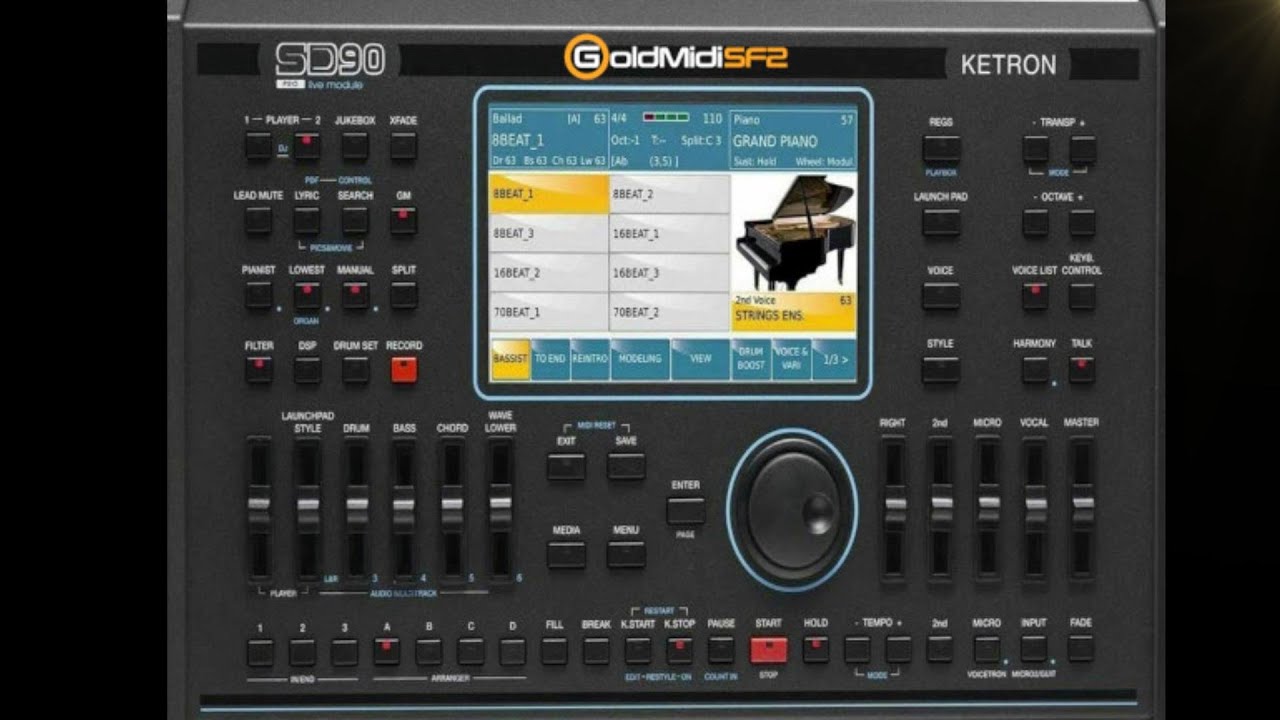 Ketron SD9-SD60-SD90 Library by GoldMidiSf2.com - YouTube