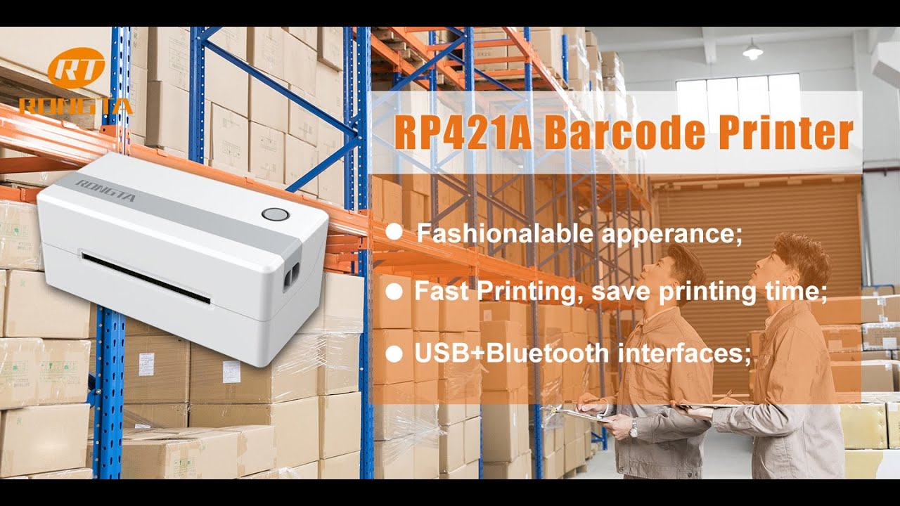 【Product Display】RP421A 4inch Shipping Label Printer for Waybill ...