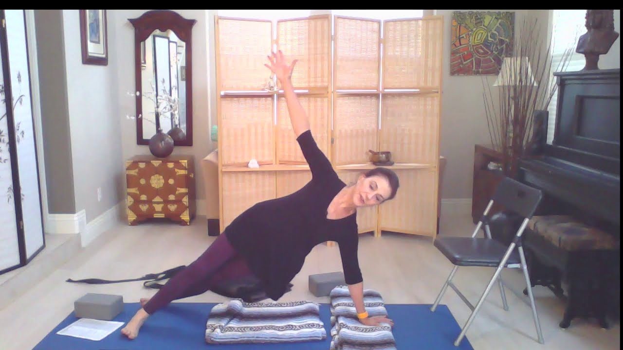 Chair and Mat Yoga - YouTube
