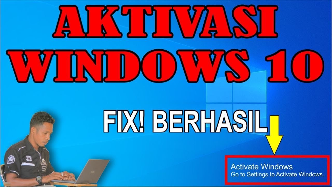Cara Aktivasi Windows 10 Pro || Firdus Komputer - YouTube