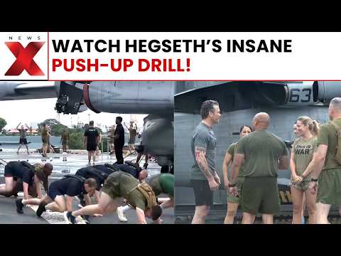 Watch Pete Hegseth’s Insane US Warship Workout in Singapore—Video Viral!