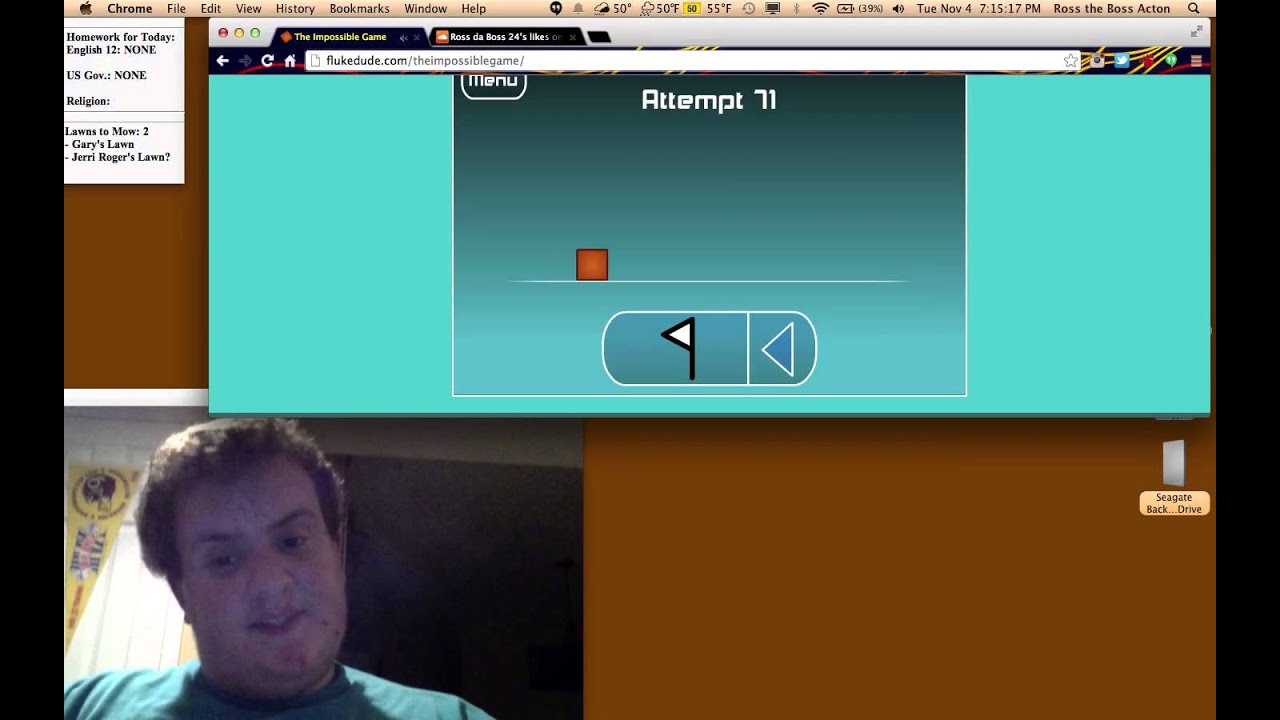 Let's Play - Impossible Game w/ Loads of Fails - YouTube