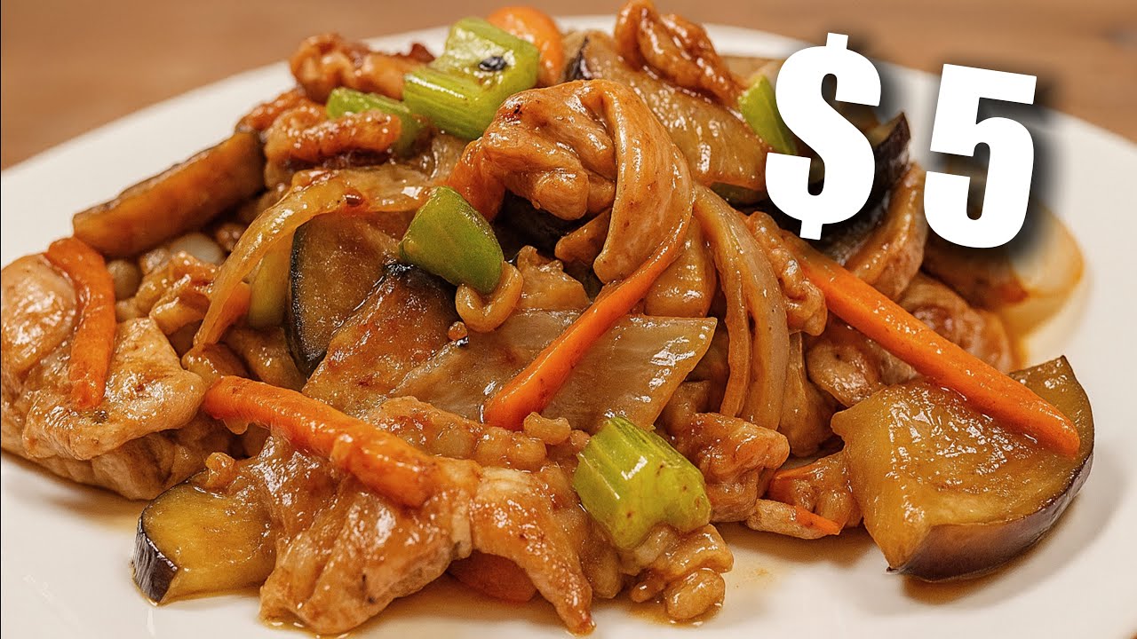 $5 The Best Cheap Meal | Irresistibly Delicious Chicken Stir Fry with ...