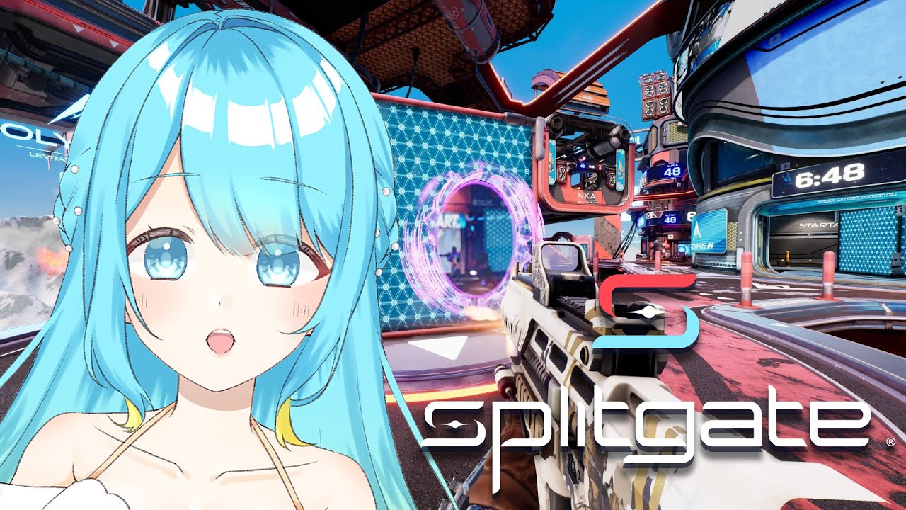 【Splitgate】はじめてのSplitgate【鳴海凪紗/Vtuber】 - YouTube