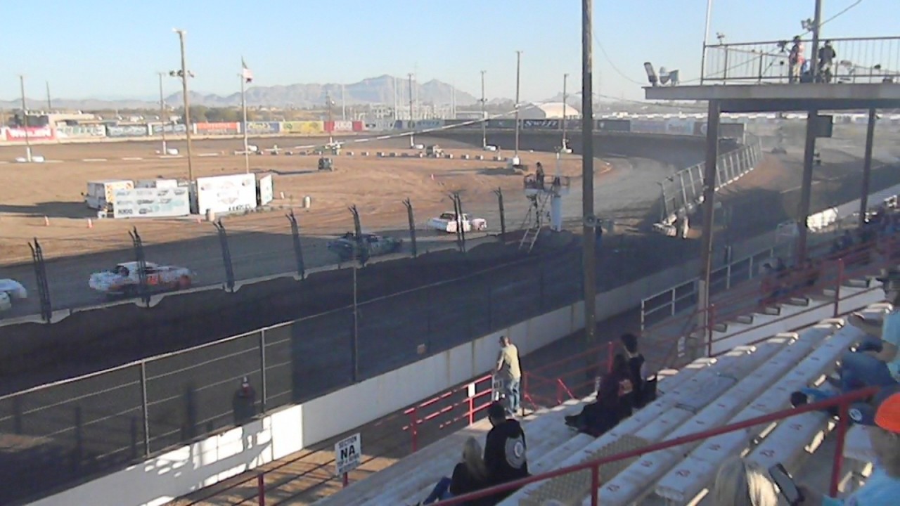 IMCA Stock cars heat 4 Central Arizona Raceway 1-30-2026 - YouTube