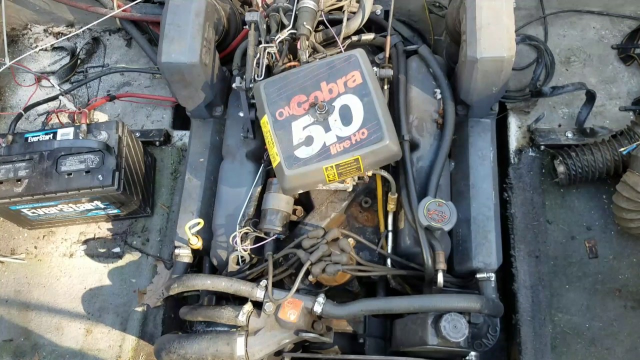 1987 OMC V8 302 - YouTube