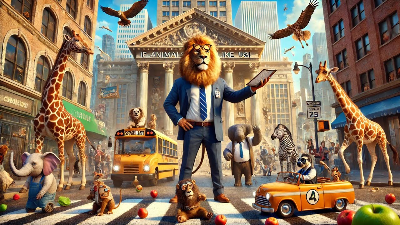 What If Animals Do Jobs | Super Funny Song Video For Kids #hilarious # ...