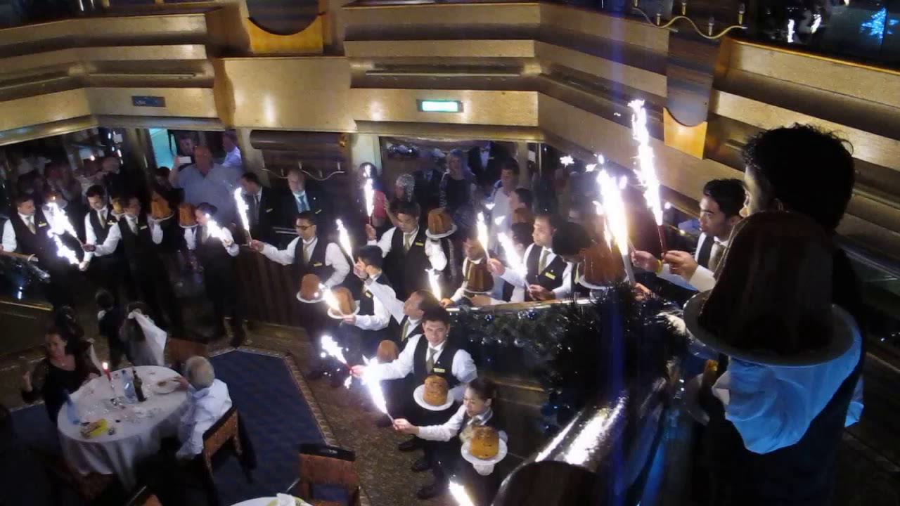 New Year's Eve 31 dec 2014, Ceres restaurant, Costa Serena Dubai cruise ...