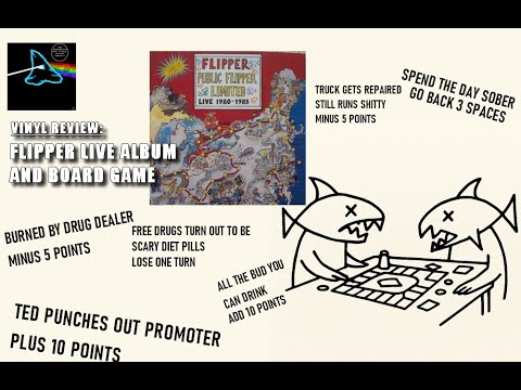 Flipper vinyl review: This record has a built-in board game!! - YouTube