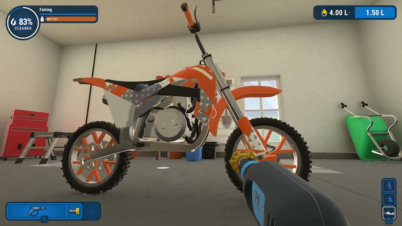 Power Wash Simulator - Dirt Bike Water Challenge Gold Medal(No ...