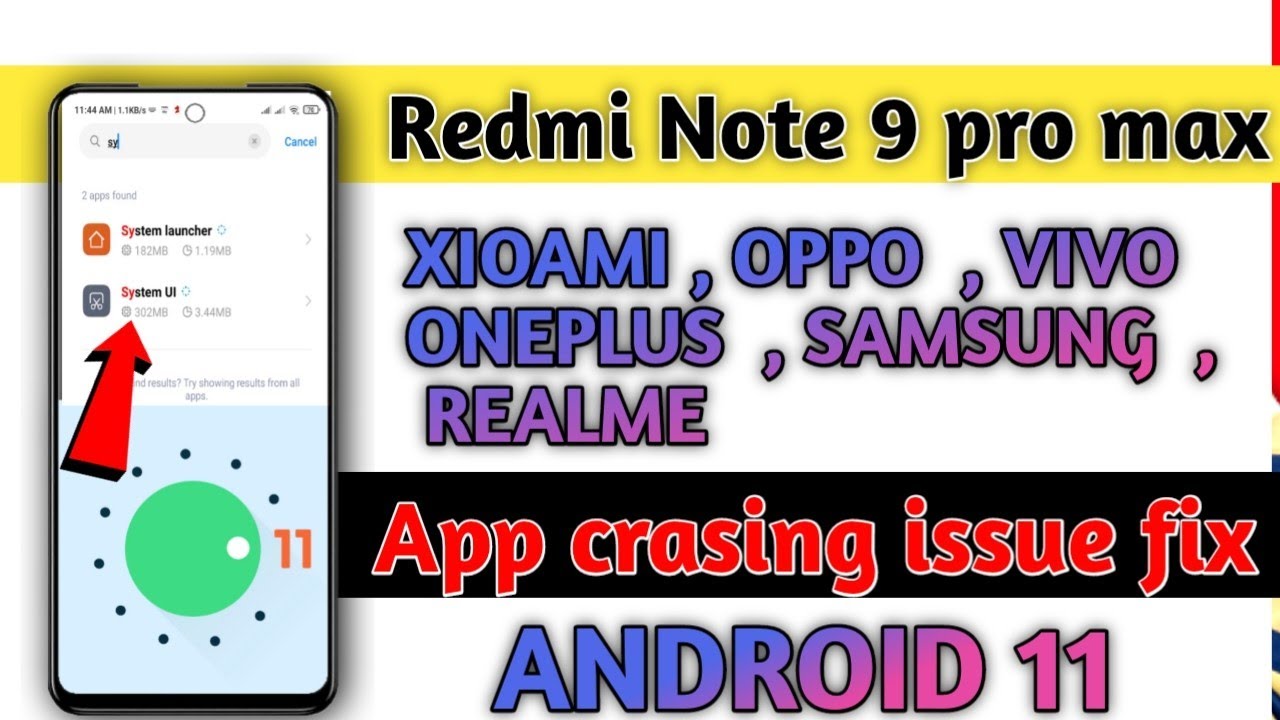 How to fix App Crash Problem ( Android 11 Problem Fix 2021) How to ...