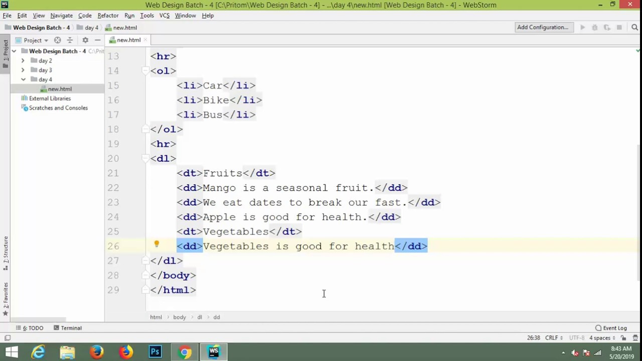 Web Design Course Bangla Part 3 Youtube