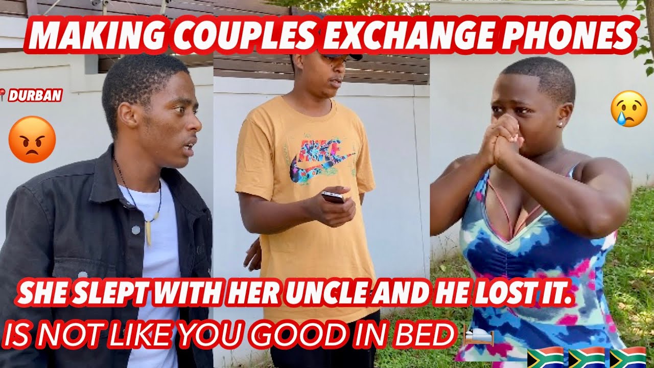Making couples switching phones for 60sec 🥳 SEASON 2 ( 🇿🇦SA EDITION ...