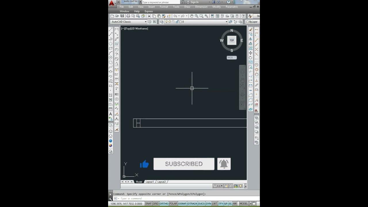 How to Draw Windows In AutoCAD - YouTube
