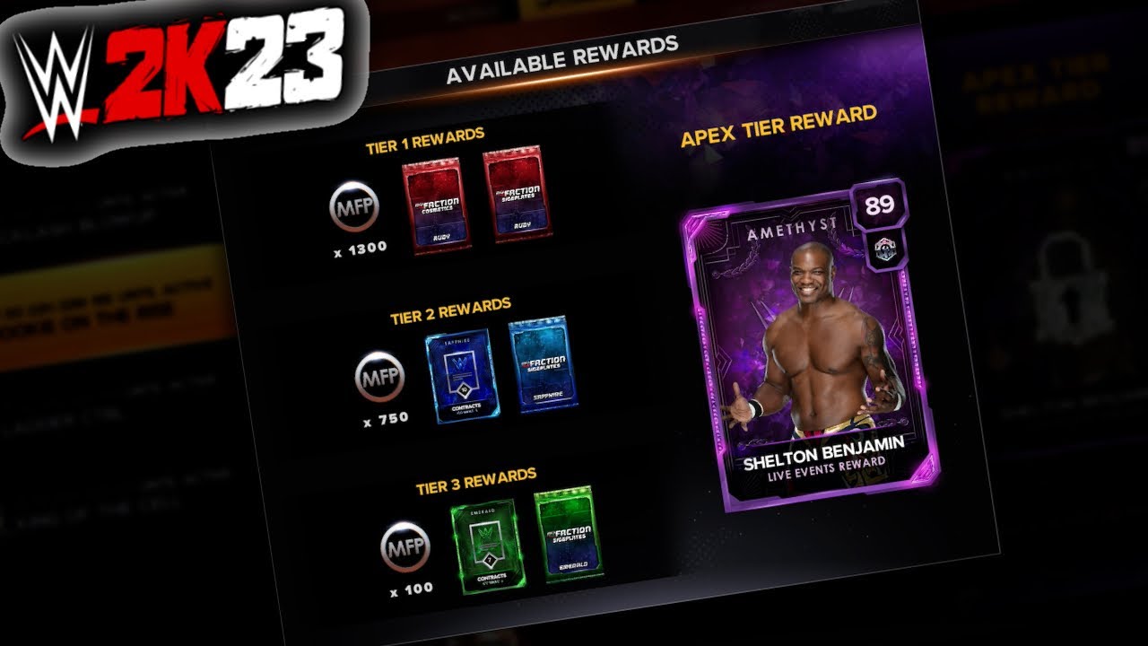 "NEW" Amethyst Cards, Weekly Tower & More !!! WWE 2K23 MyFaction - YouTube