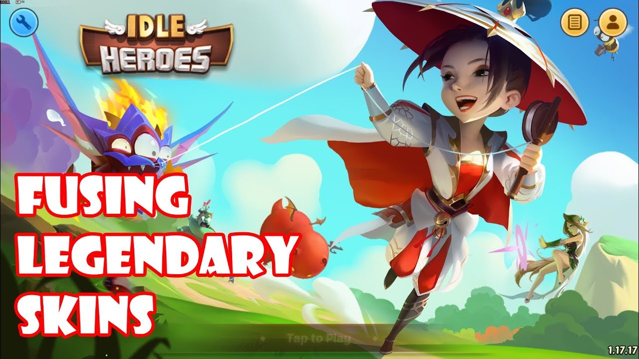 Idle Heroes Fusing Legendary Skins - YouTube