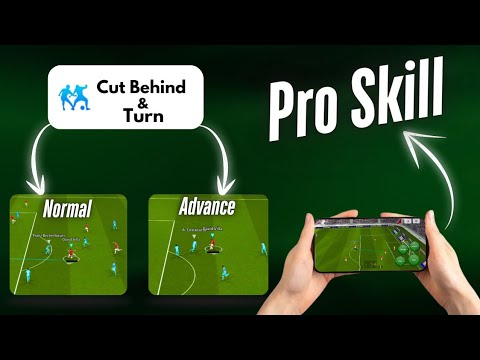 How to Perform Cut behind & Turn Skill Tutorial eFootball 2025 - YouTube