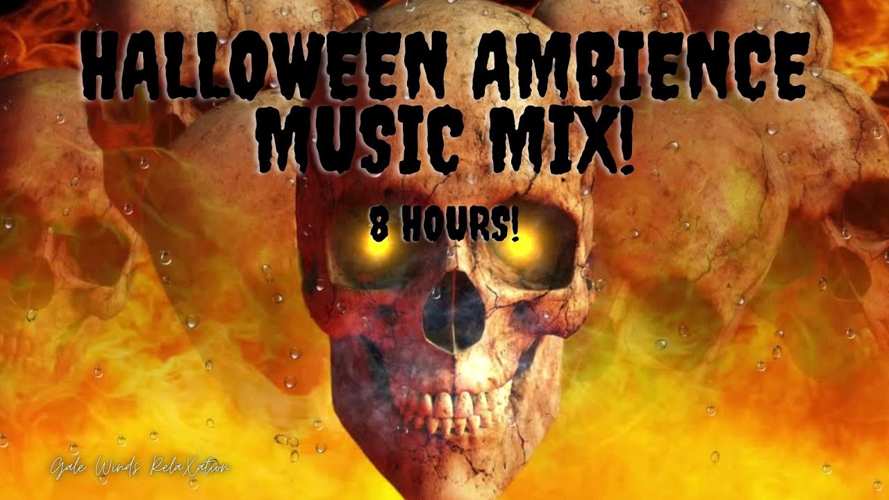 Halloween Ambience Spooky Music Mix 2021👻 Wolf Howls, Chains, Footsteps ...