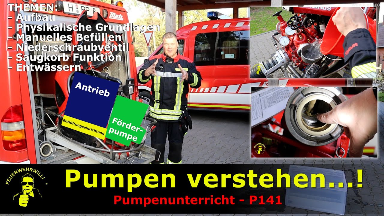 Pumpen Grundlagen (Saugvorgang, Pumpenaufbau) - P141 - YouTube