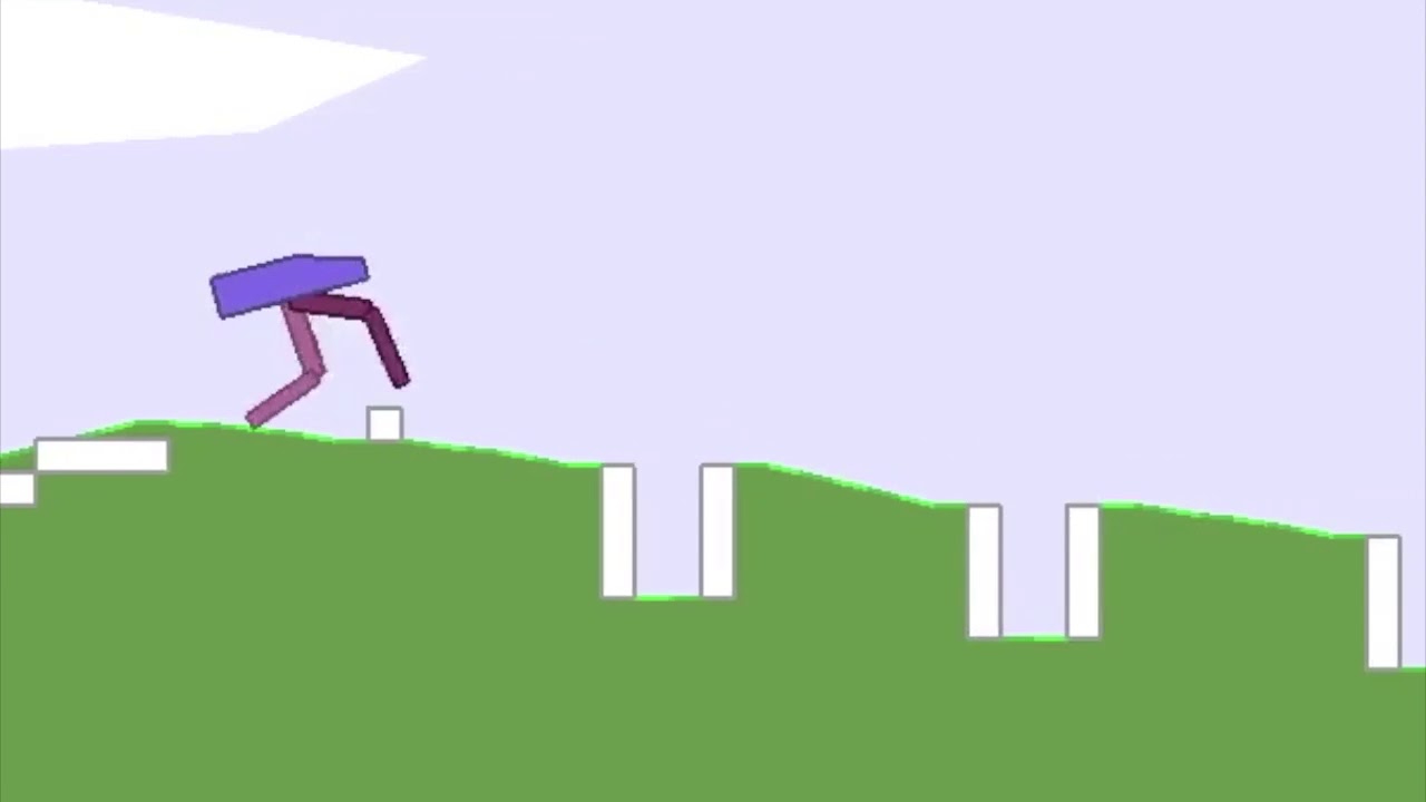 SAC applied to OpenAI Gym "BipedalWalkerHardcore-v3" - YouTube