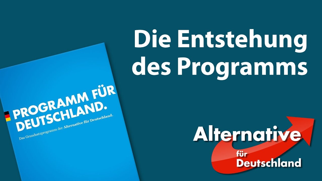Die Entstehung des AfD Parteiprogrammes - YouTube