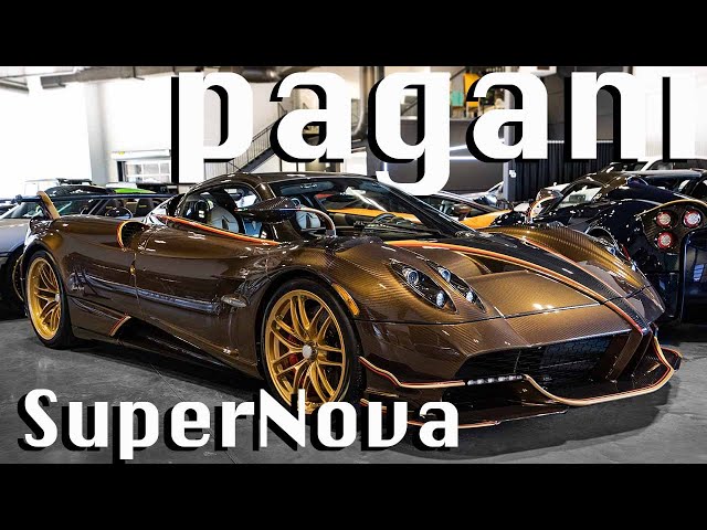 Pagani Huayra Gold