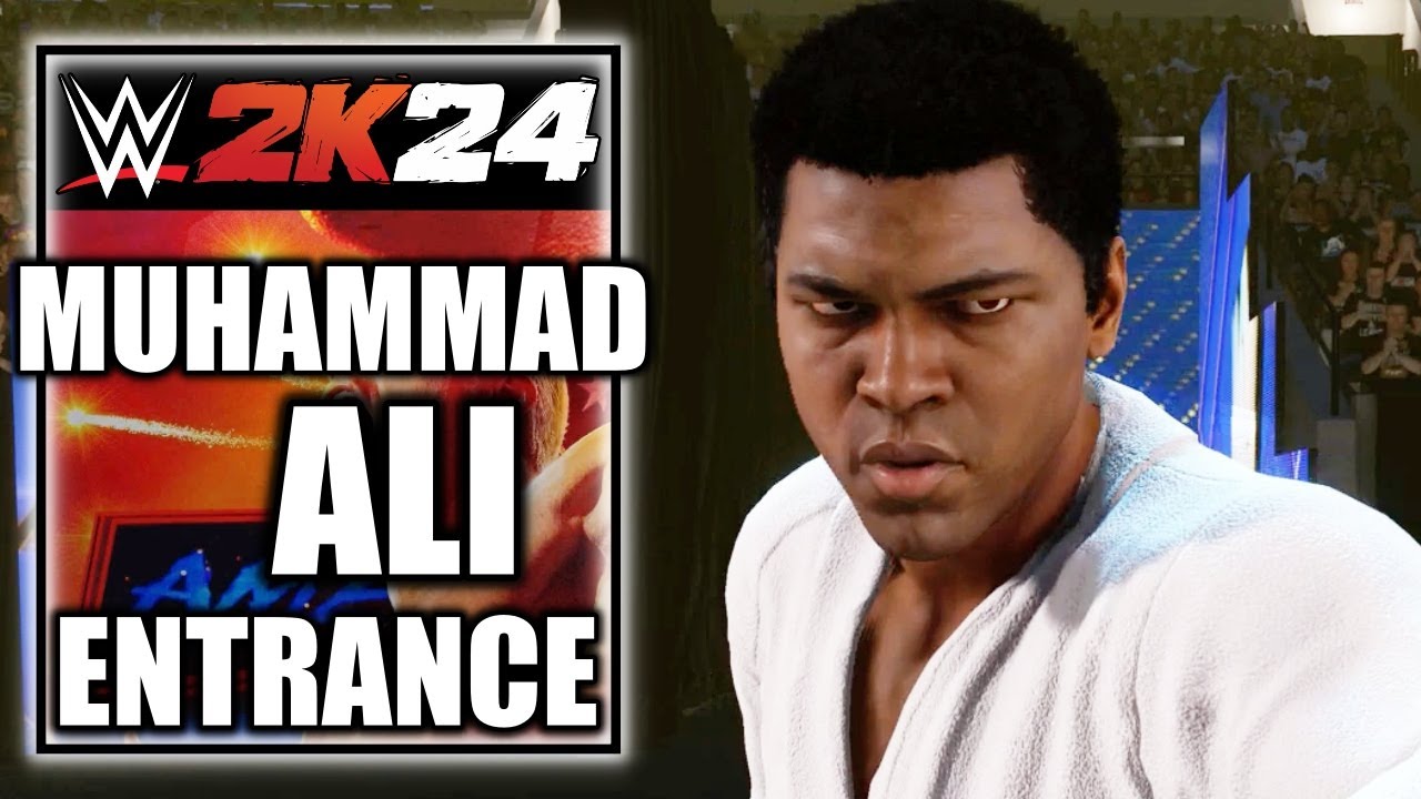 WWE 2K24 Muhammad Ali Entrance Cinematic - YouTube