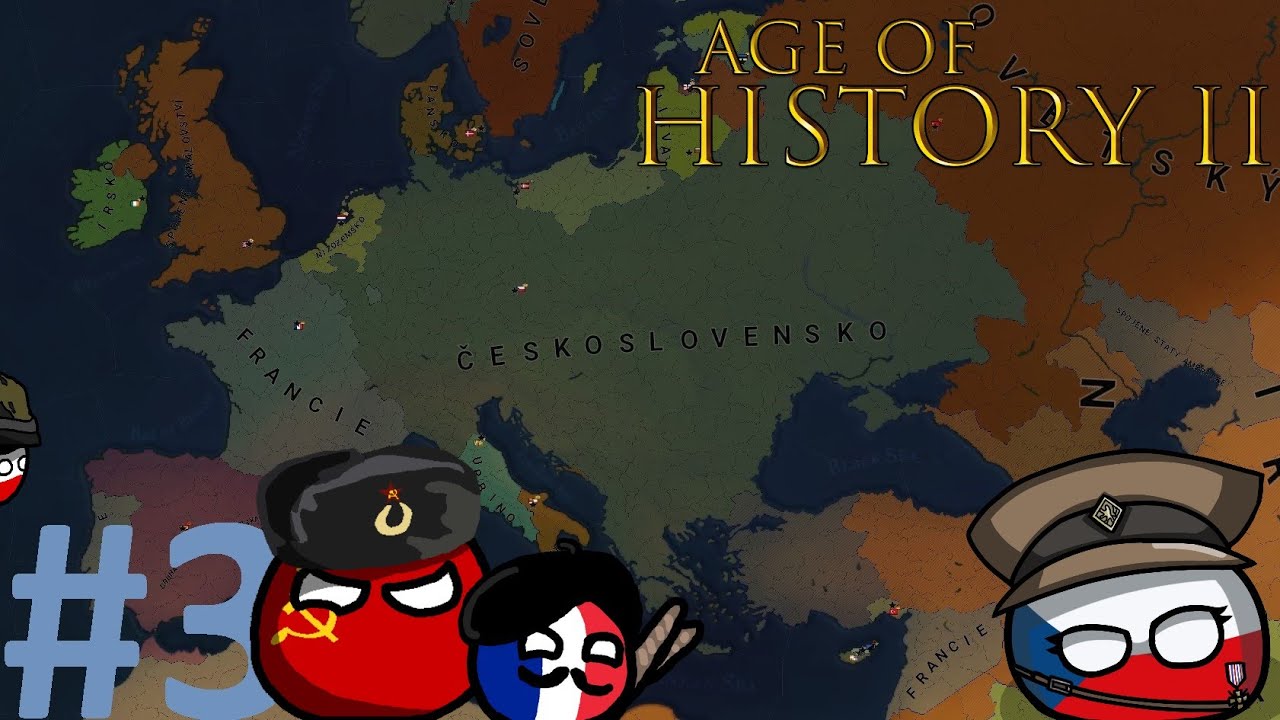 Age Of History 2 - Československo (Part-3) Zrada Francúzska a útok na ...