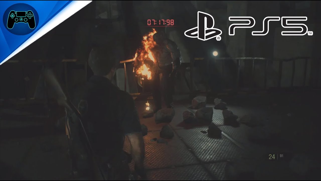 Leon VS MR X - FINAL BOSS Fight - Resident Evil 2 REMAKE - PS5 60FPS ...