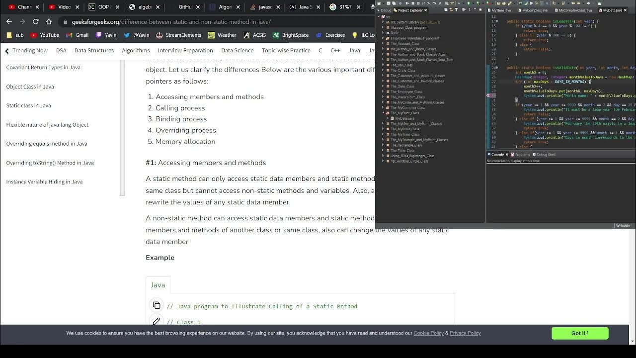 OOP Exercise 3.5 (java) - YouTube
