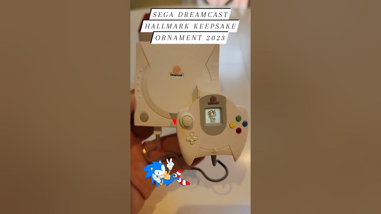 Sega Dreamcast Console Hallmark Ornament 2023 Videogames Gaming Shorts Christmas Youtube