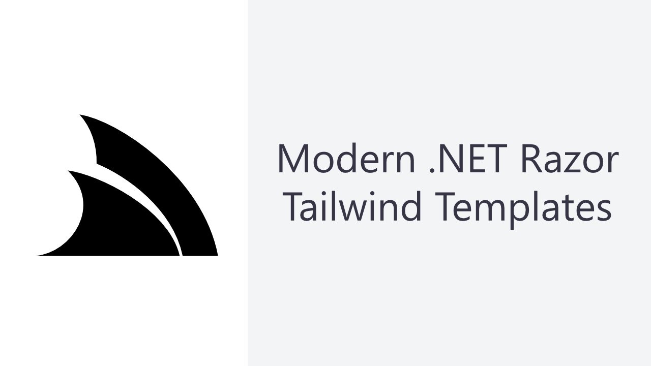 Modern Razor Pages & MVC .NET Tailwind templates - YouTube