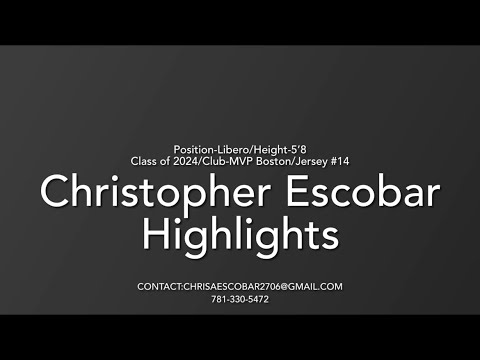 Chris Escobar Highlights - YouTube